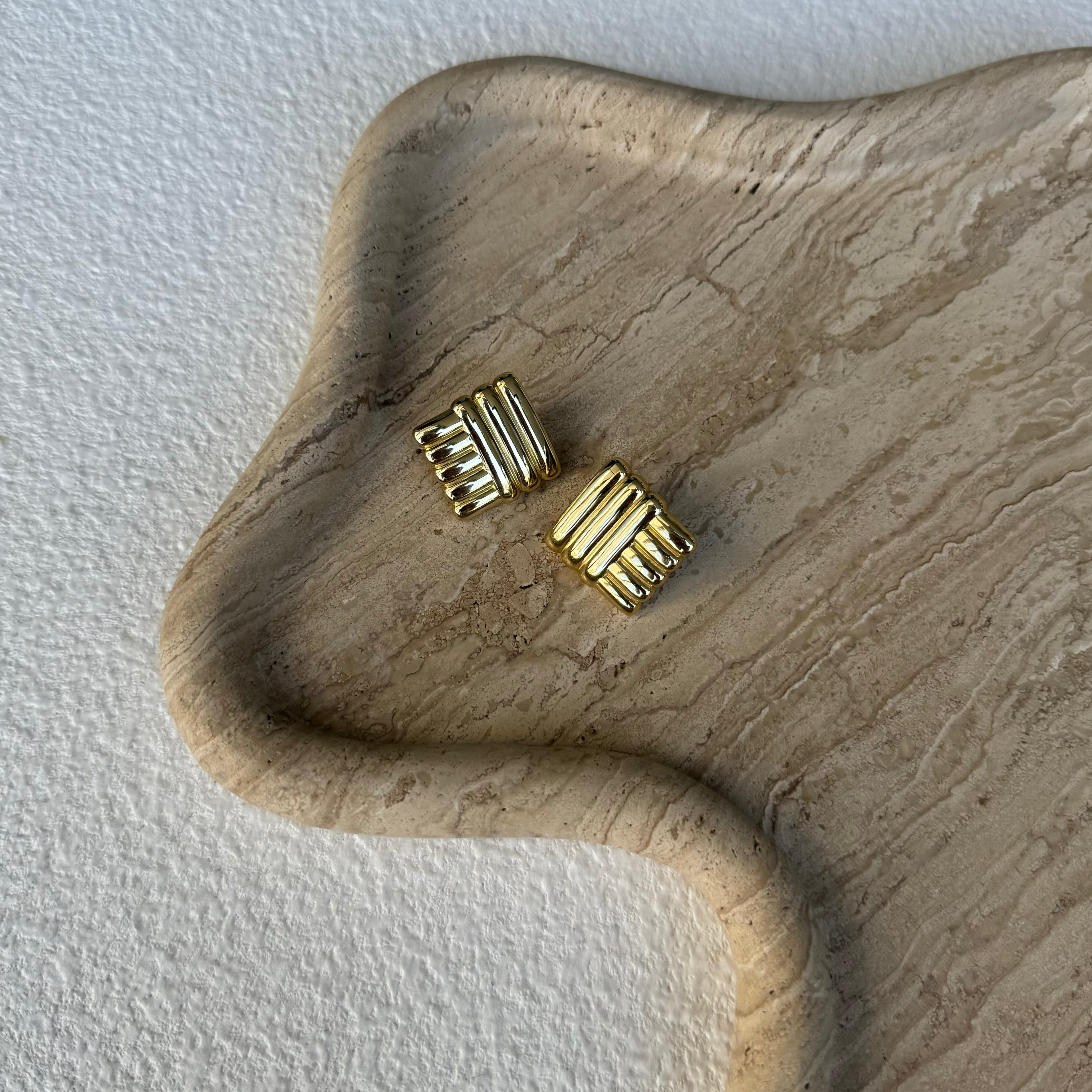 Di Earrings - Gold – Silver Linings Collective