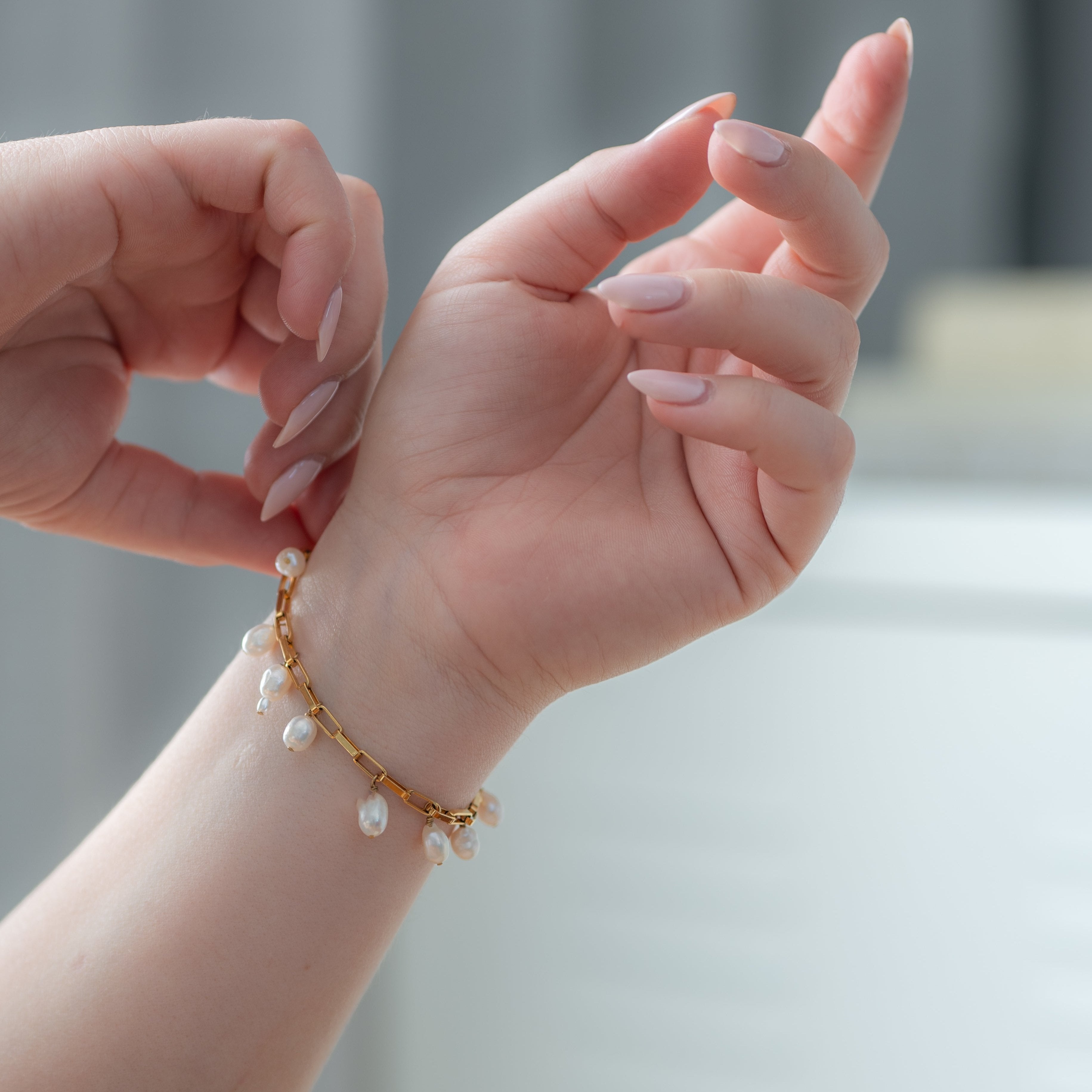 Tidal Pearl Bracelet - Gold – Silver Linings Collective